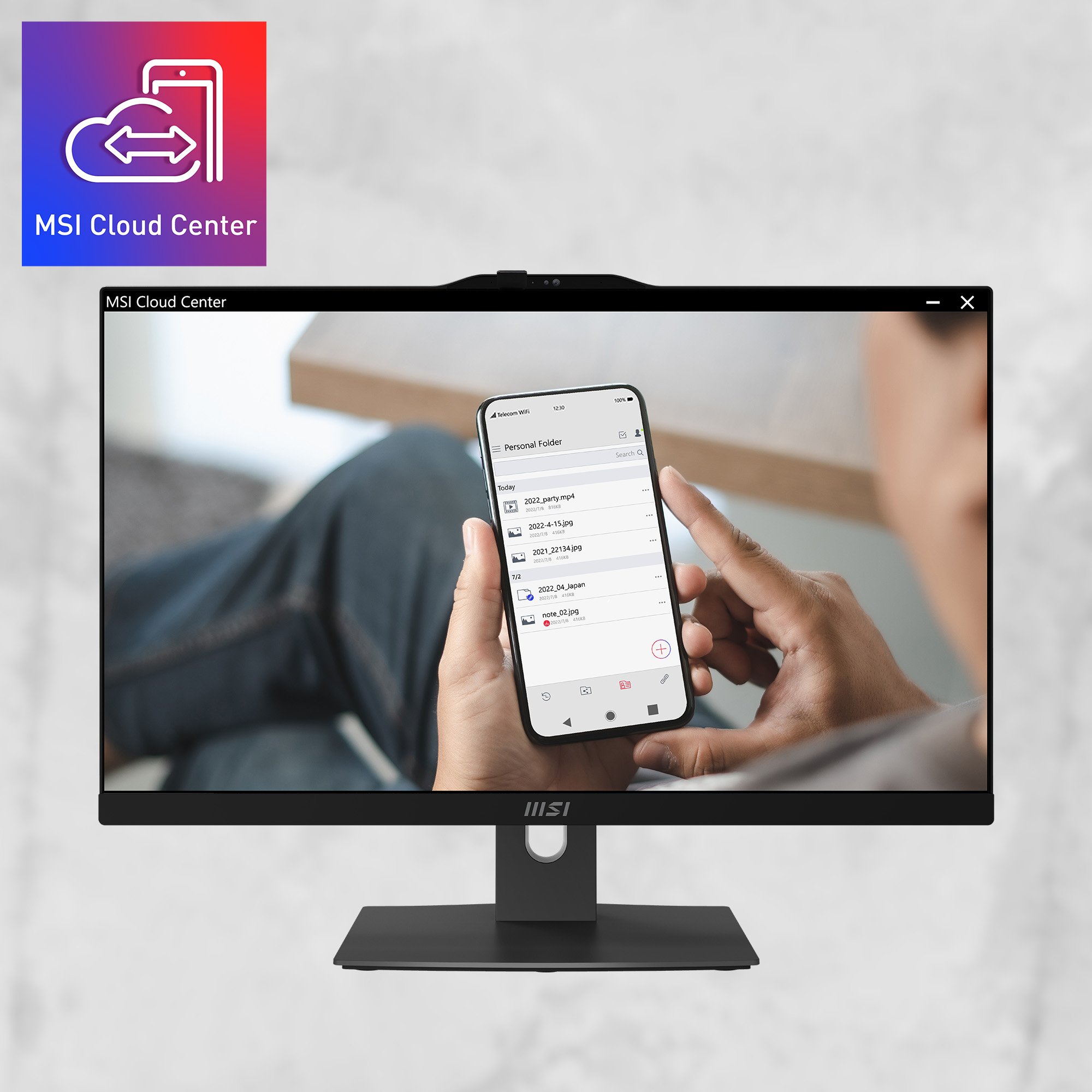 MSI All-in-One Computer Modern AM242TP 12M-054US Intel Core i5-1240P 8GB DDR4 256GB M.2 NVMe SSD ...